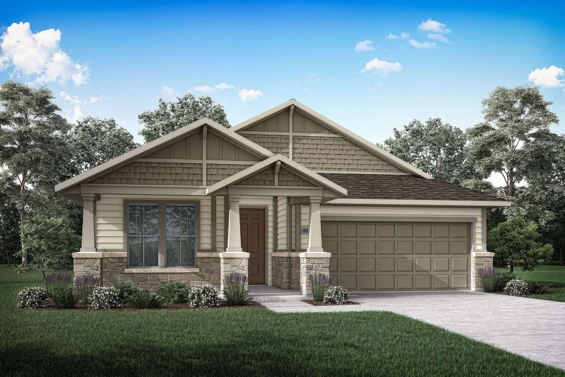 The Mila by Tri Pointe Homes Homes | Painted Tree
